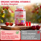 120 count Vitamin C gummy bottle