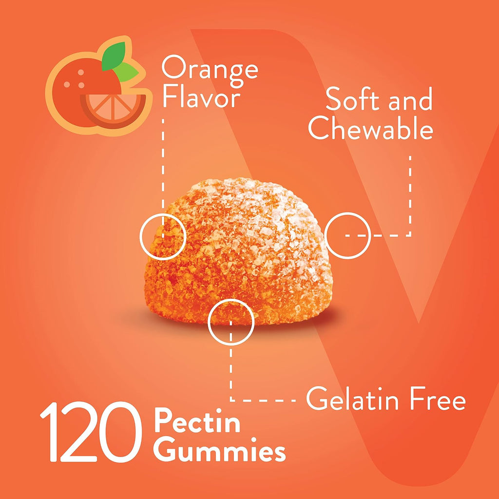 120 count vitamin C gummy supplements