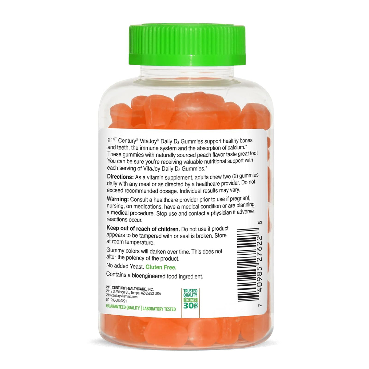 120 count vitamin D gummy supplement