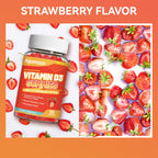 120 count Vitamin D3 gummy bottle