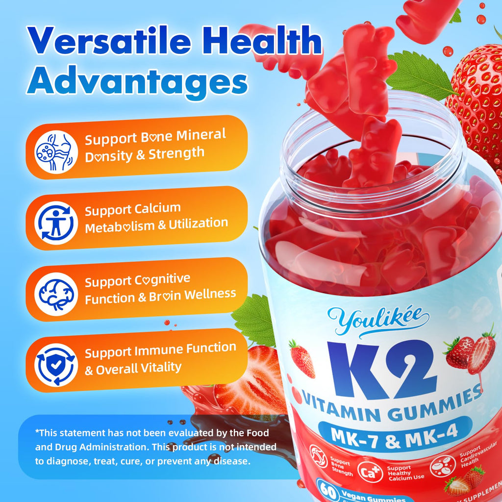 120 count vitamin K2 gummies for daily use