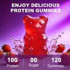 120 count whey protein gummy supplements