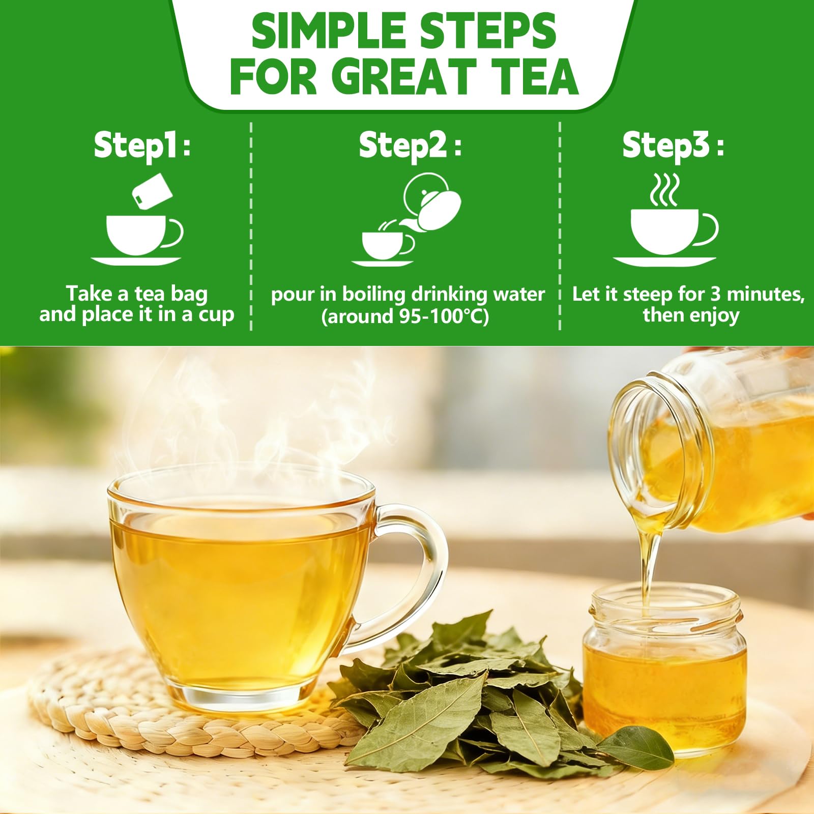 120 count Yerba Mate tea bags