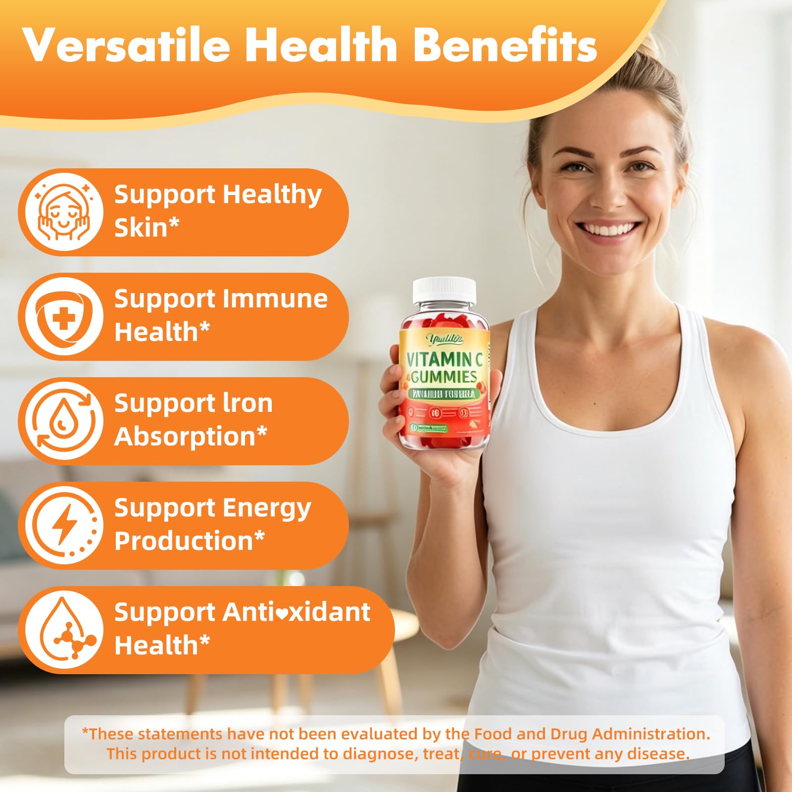 120 count Youlikee Vitamin C supplements