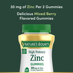120 count Zinc gummies for adults