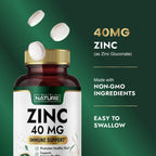 120 count zinc tablets for daily health