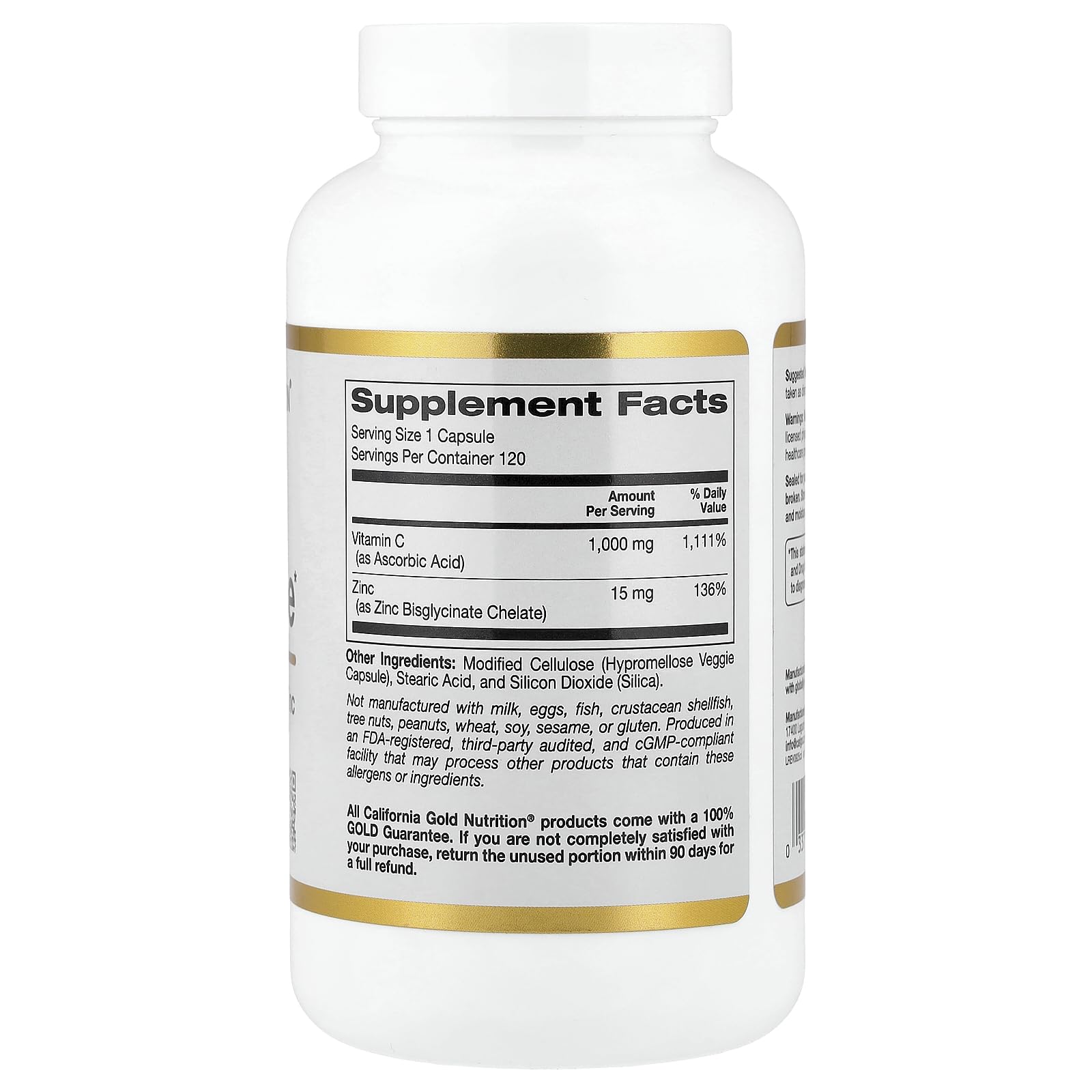 120 day supply of zinc