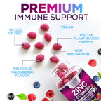 120 gummies for convenient zinc intake
