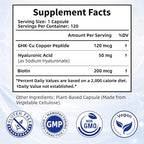 120 mcg copper peptide benefits