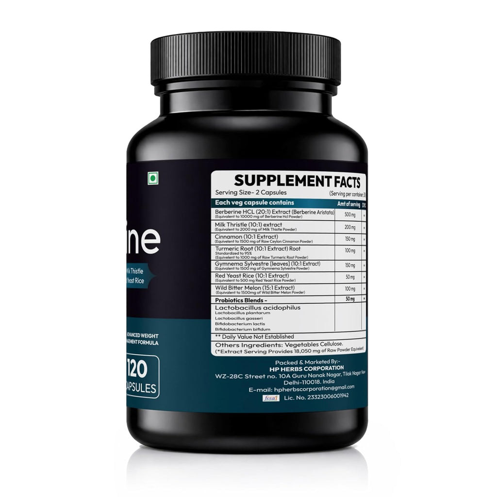 120 mg berberine for blood sugar support