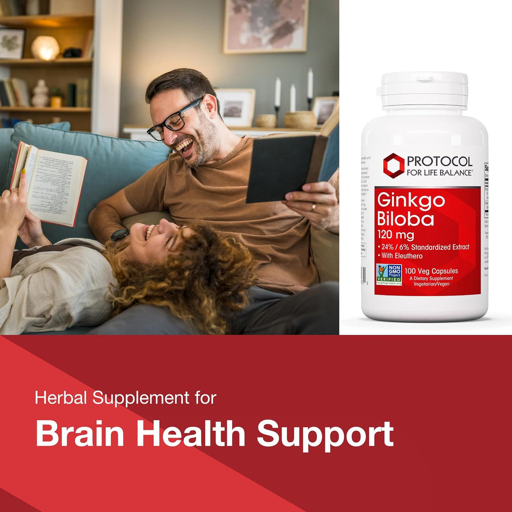 120 mg Ginkgo Biloba for cognitive support