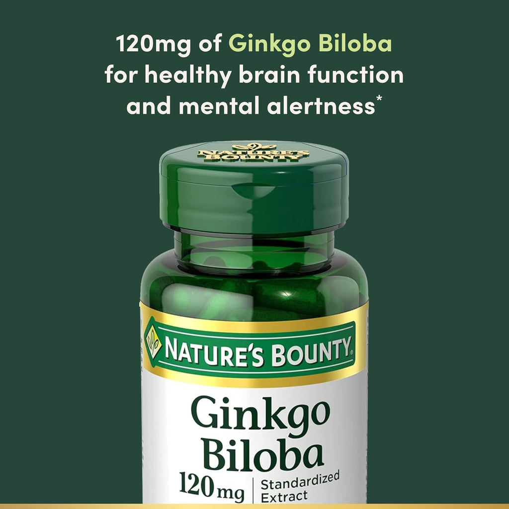 120 mg ginkgo biloba herbal supplement