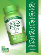 120 mg ginkgo biloba herbal supplement