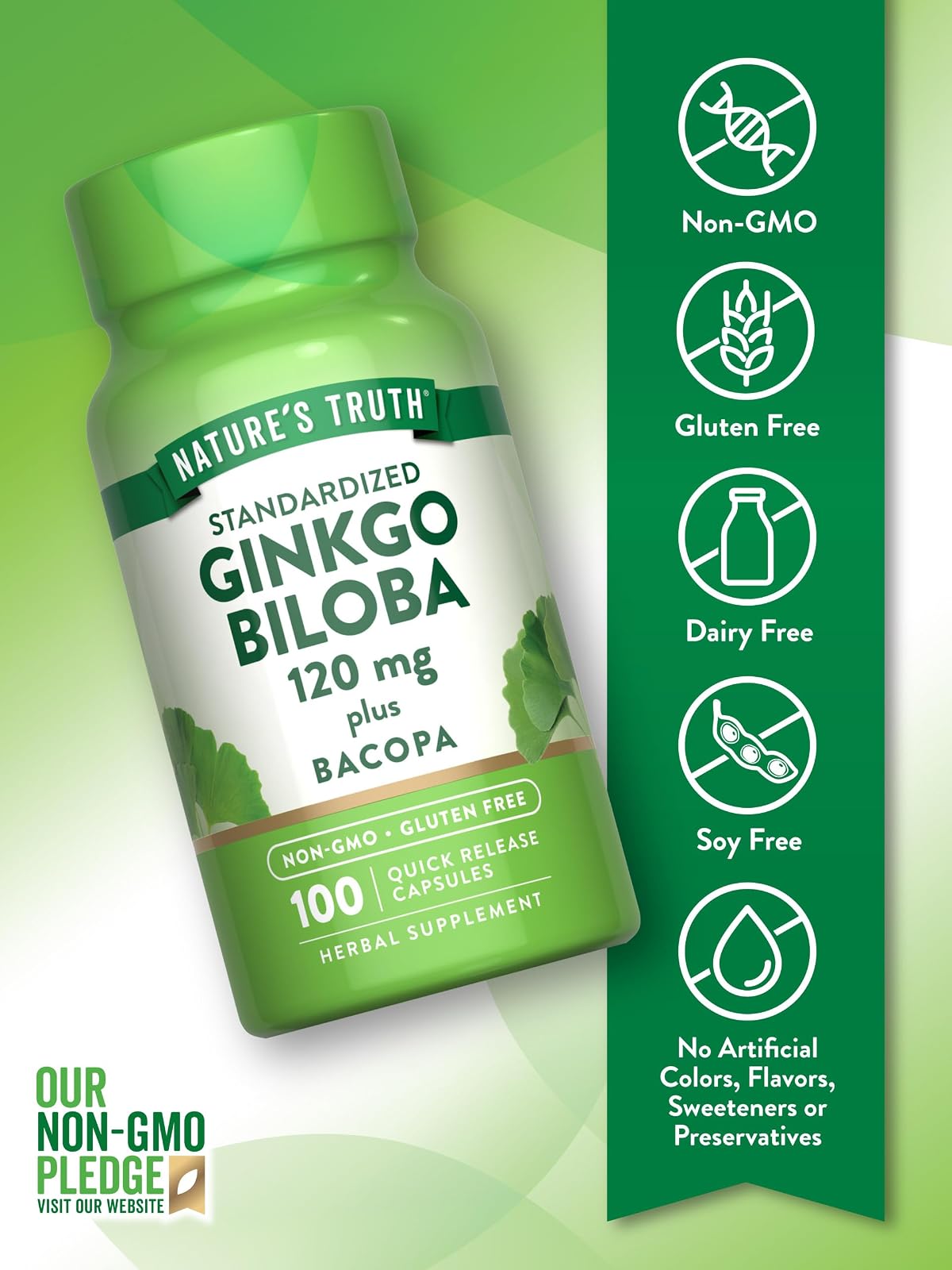 120 mg ginkgo biloba herbal supplement