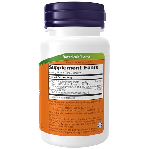120 mg Ginkgo Biloba supplement