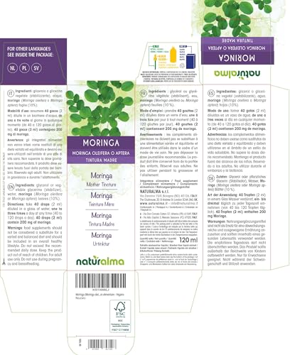 120 ml moringa liquid supplement