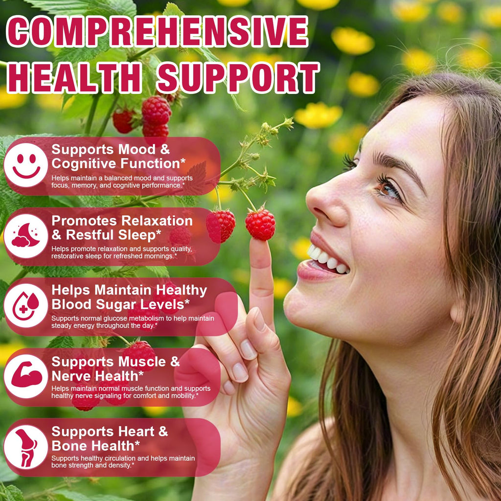 120 pcs magnesium gummies for relaxation