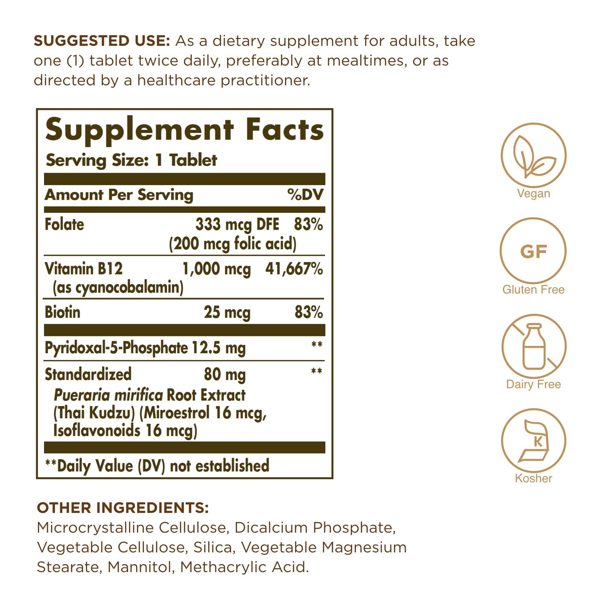 120 servings of balanced vitamins