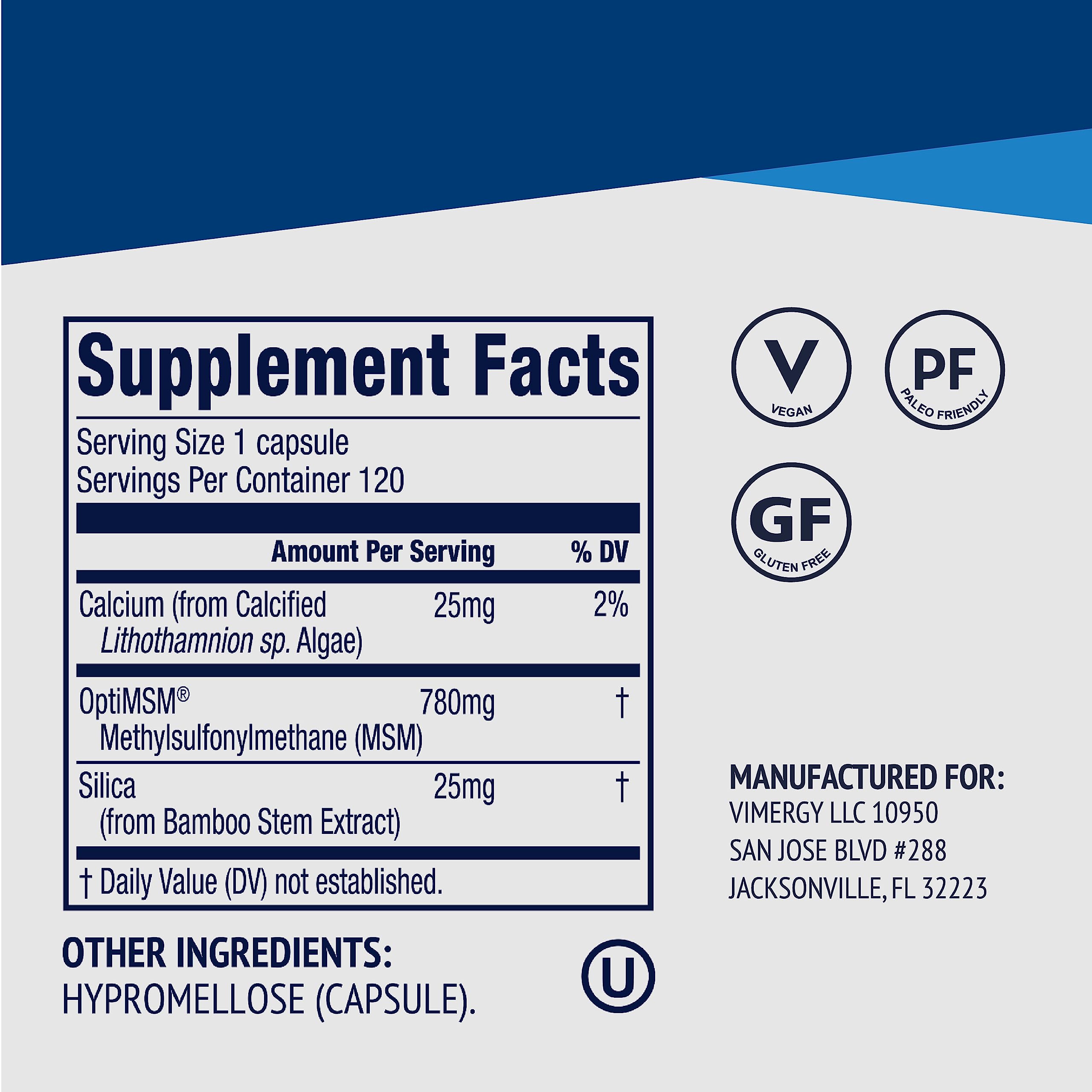 120 servings of calcium for vitality