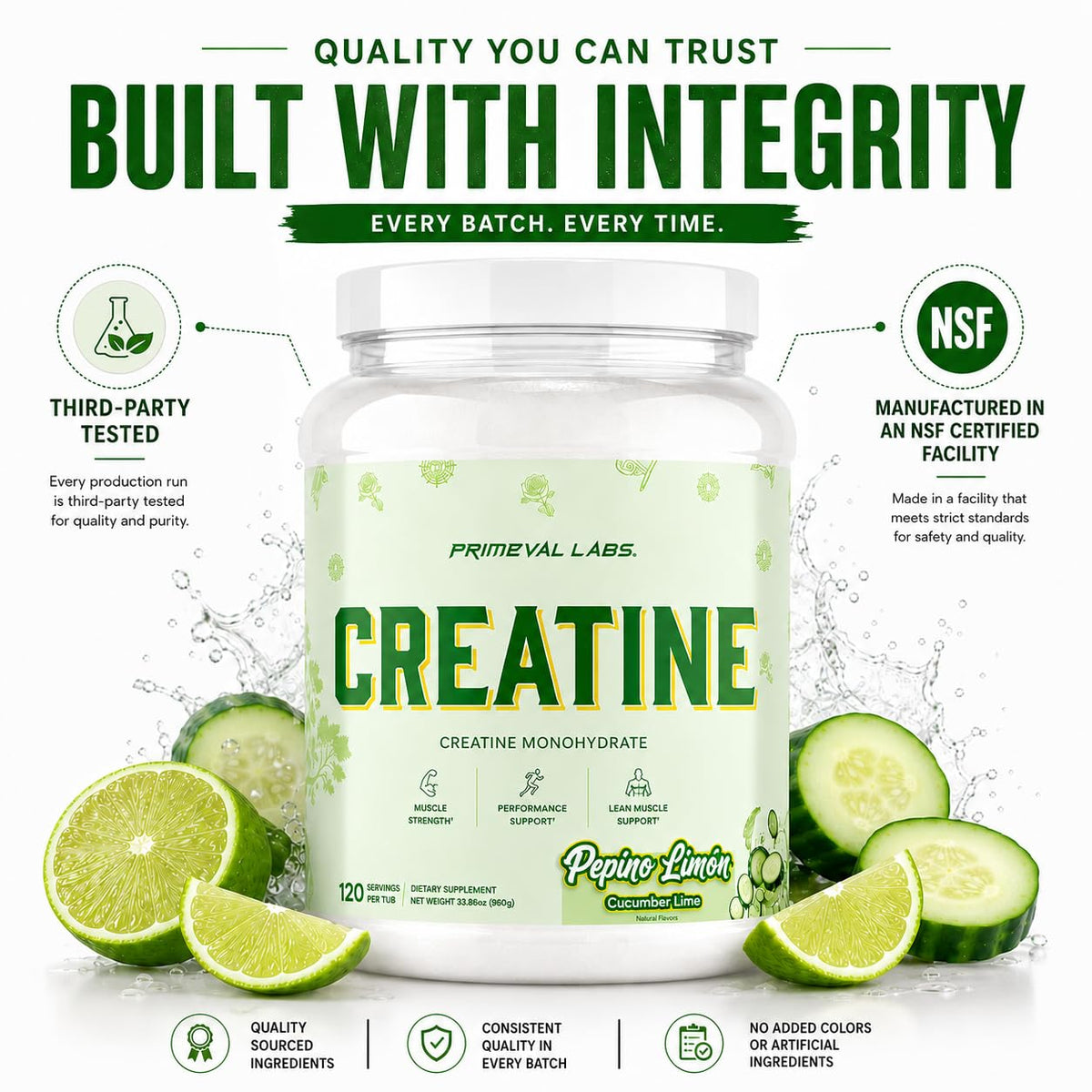 120 servings of creatine for endurance
