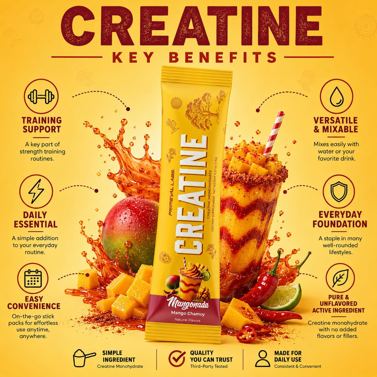 120 servings of creatine powder