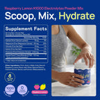 120 servings of electrolyte powder