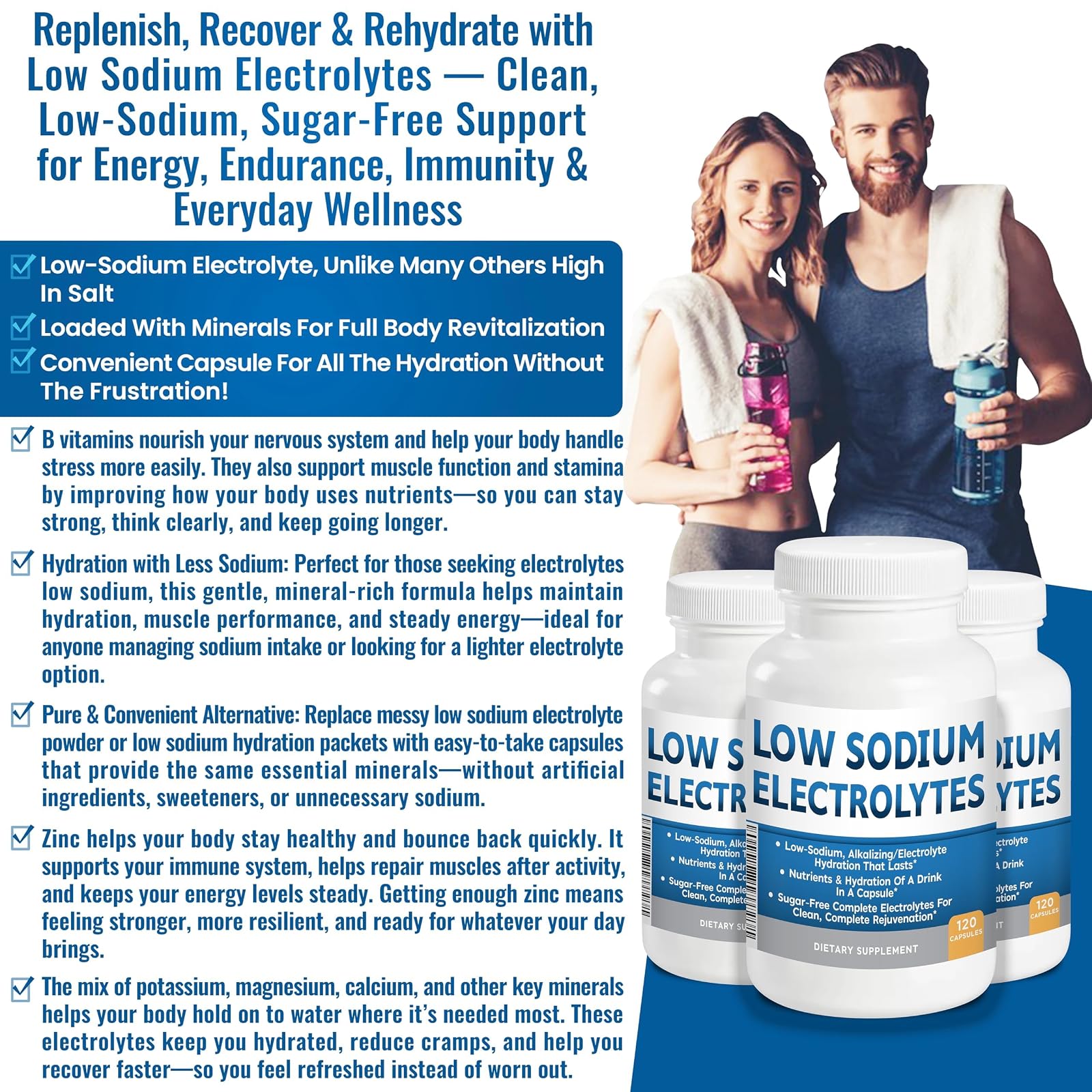 120 servings of electrolyte tablets