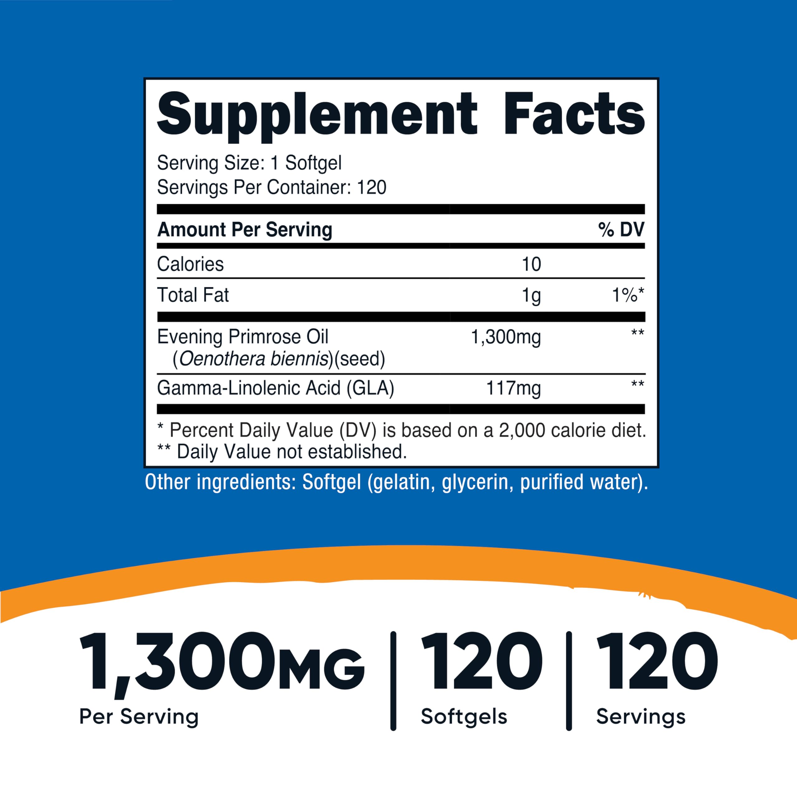 120 servings of evening primrose