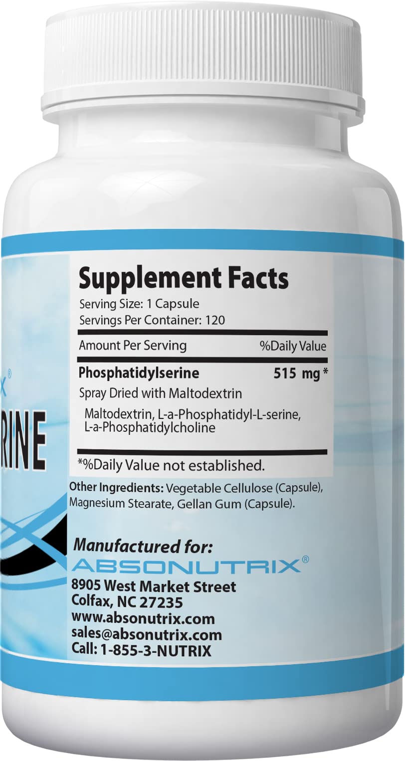 120 servings phosphatidylserine supplement