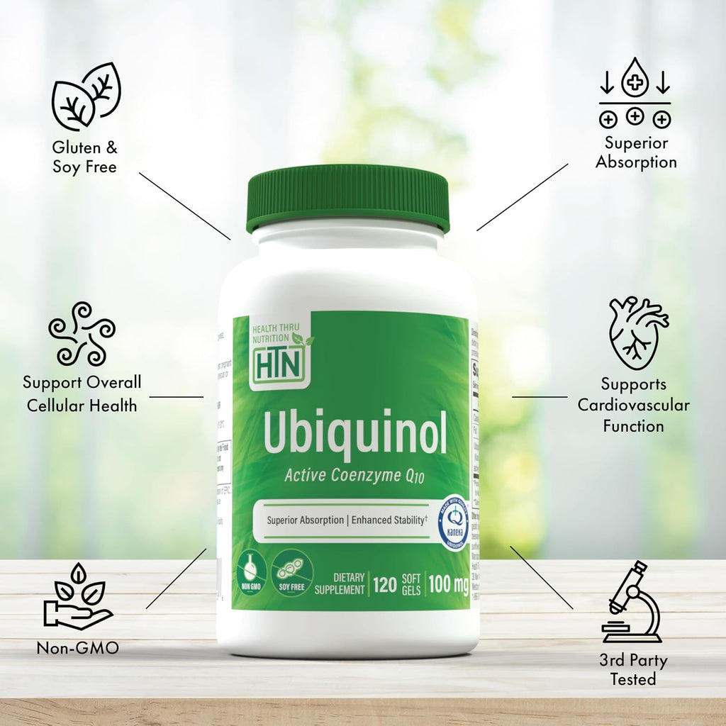 120 softgels for daily coq10 support