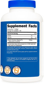120 softgels of coq10 ubiquinol