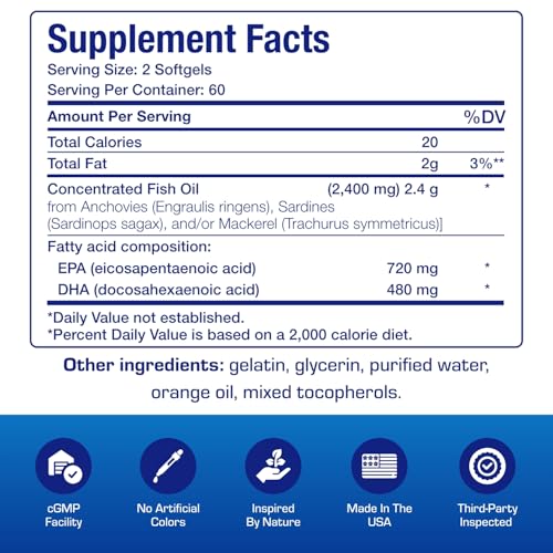 120 softgels of omega 3