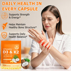 120 softgels of Vitamin D3 K2