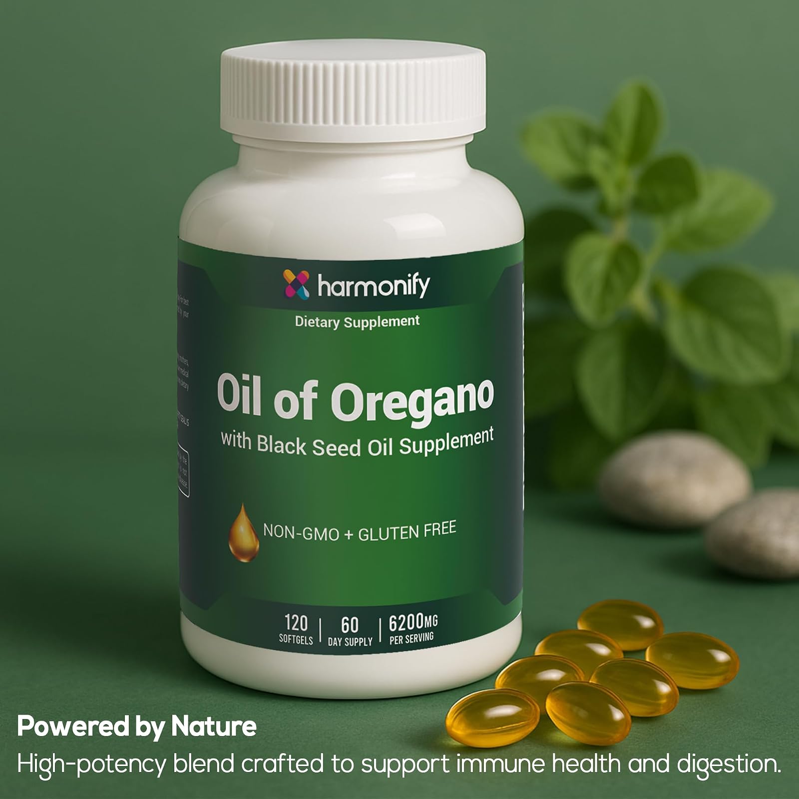 120 softgels oregano oil blend