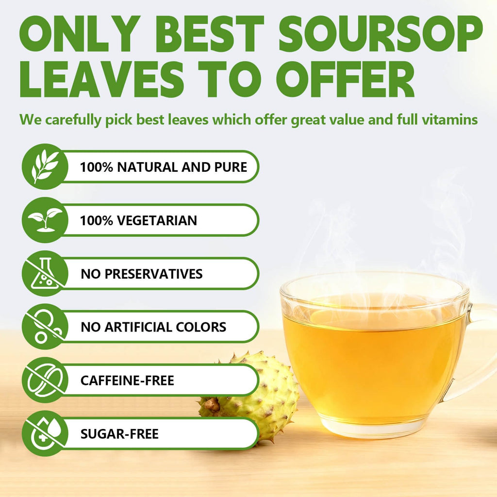 120 soursop tea bags bulk