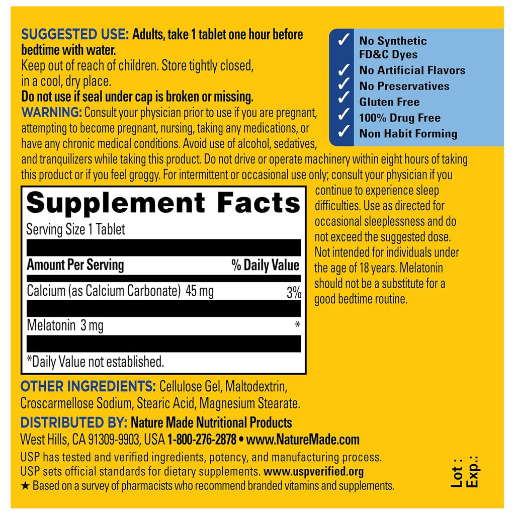 120 tablets for consistent sleep support