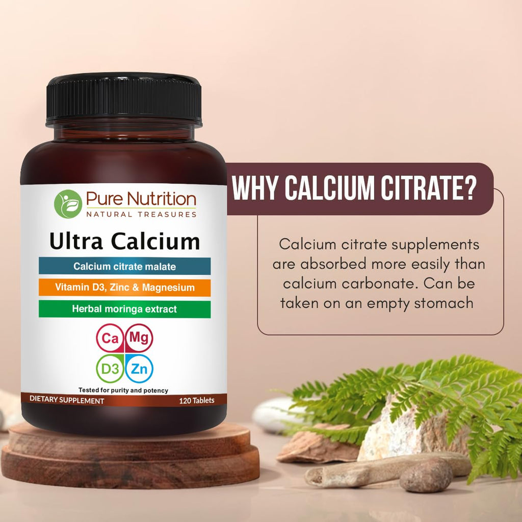 120 tablets of calcium citrate malate
