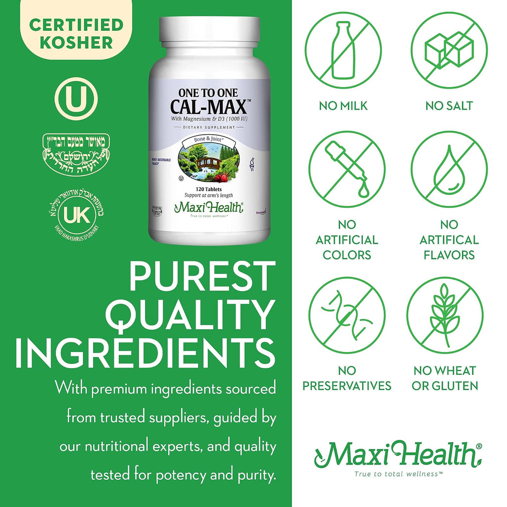120 tablets of calcium for overall wellness