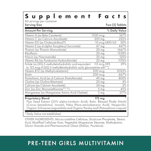 120 tablets of children's vitamins