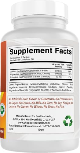 120 tablets of essential minerals