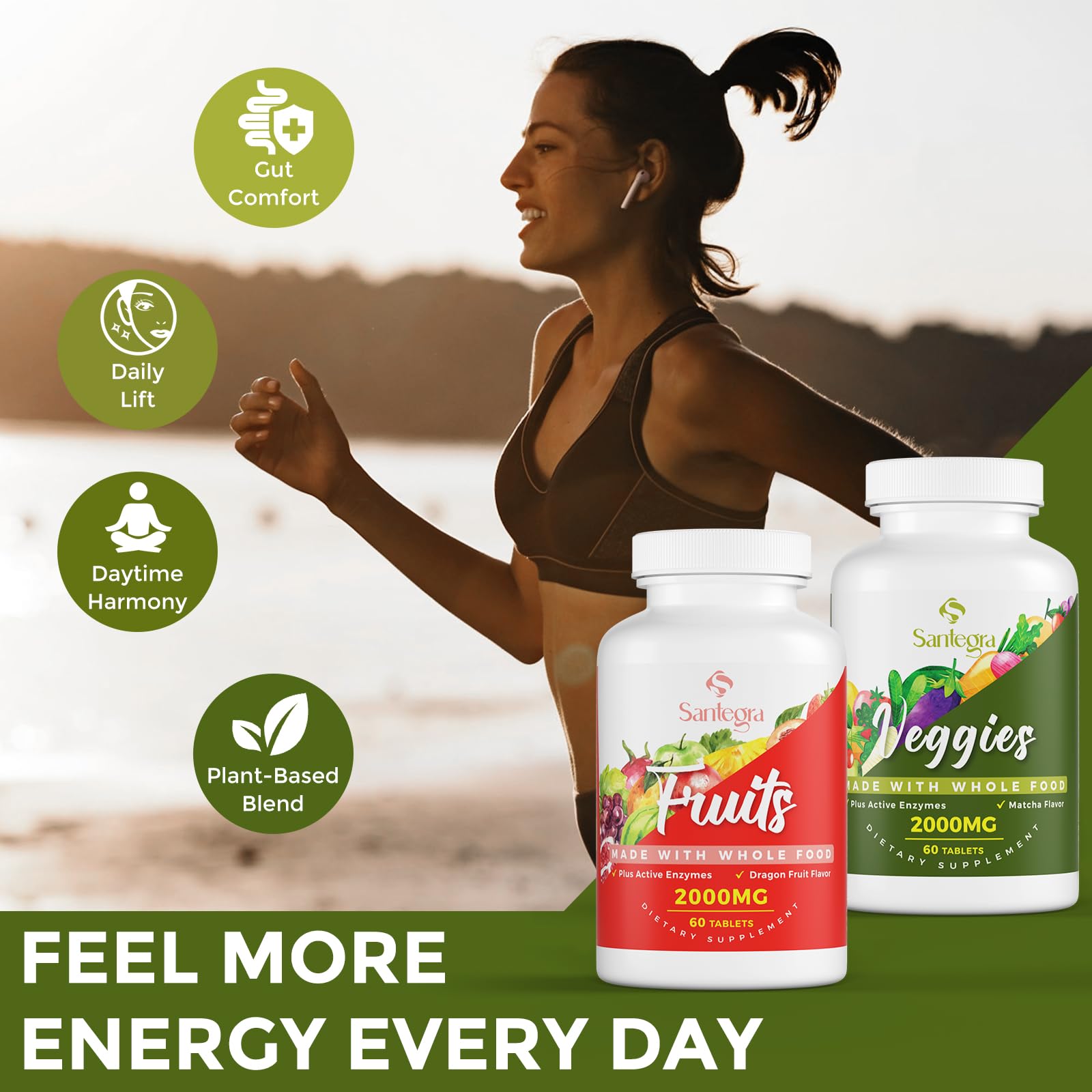 120 tablets of fruit and veggie goodness
