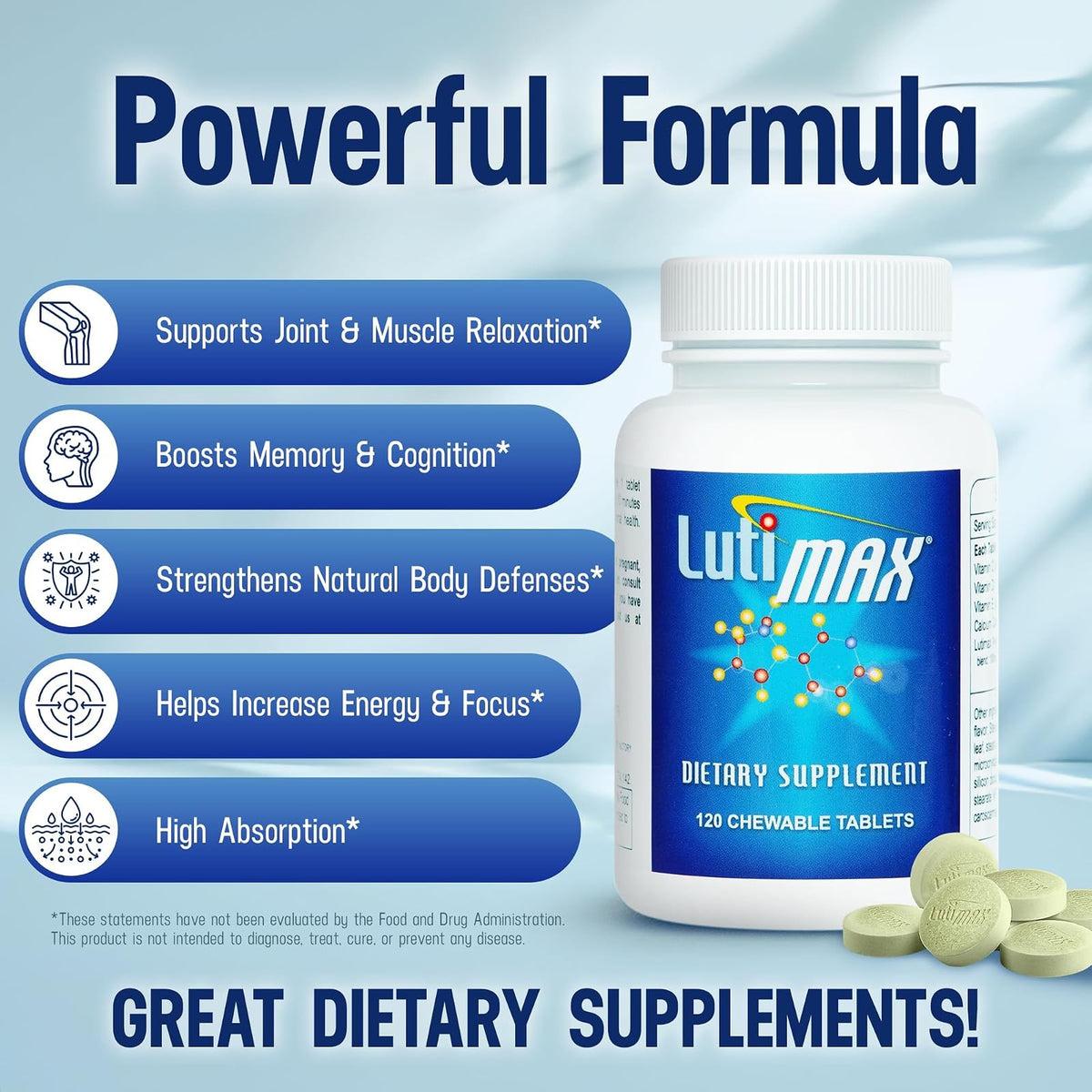 120 tablets of Lutimax Luteolin