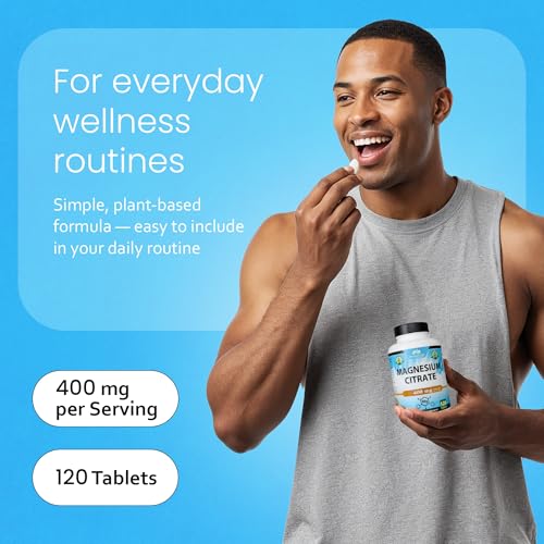 120 tablets of magnesium citrate