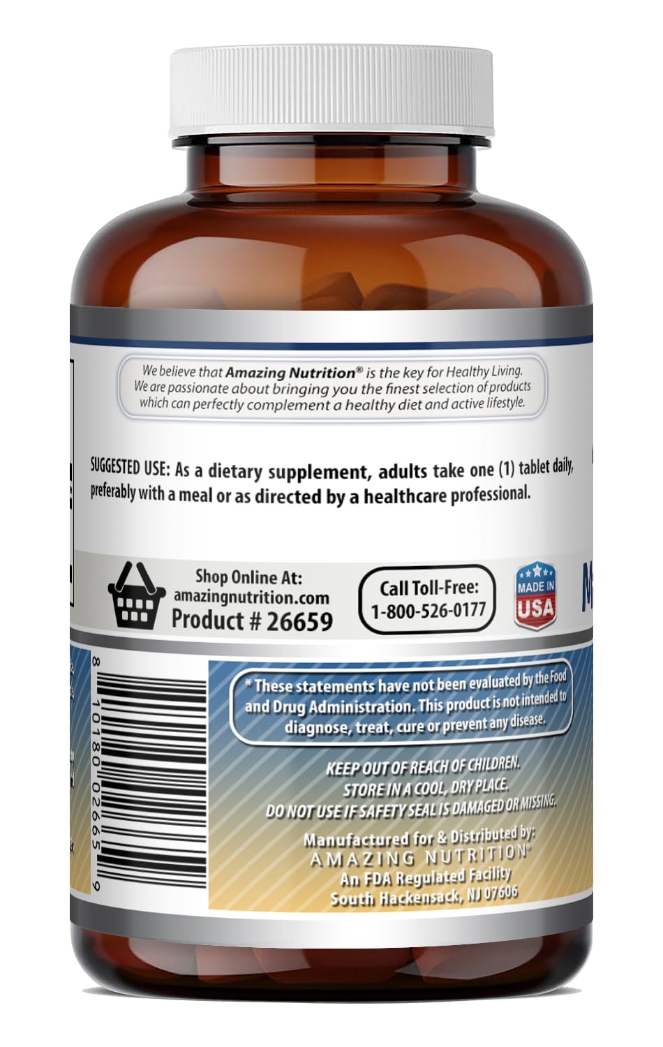 120 tablets of magnesium citrate