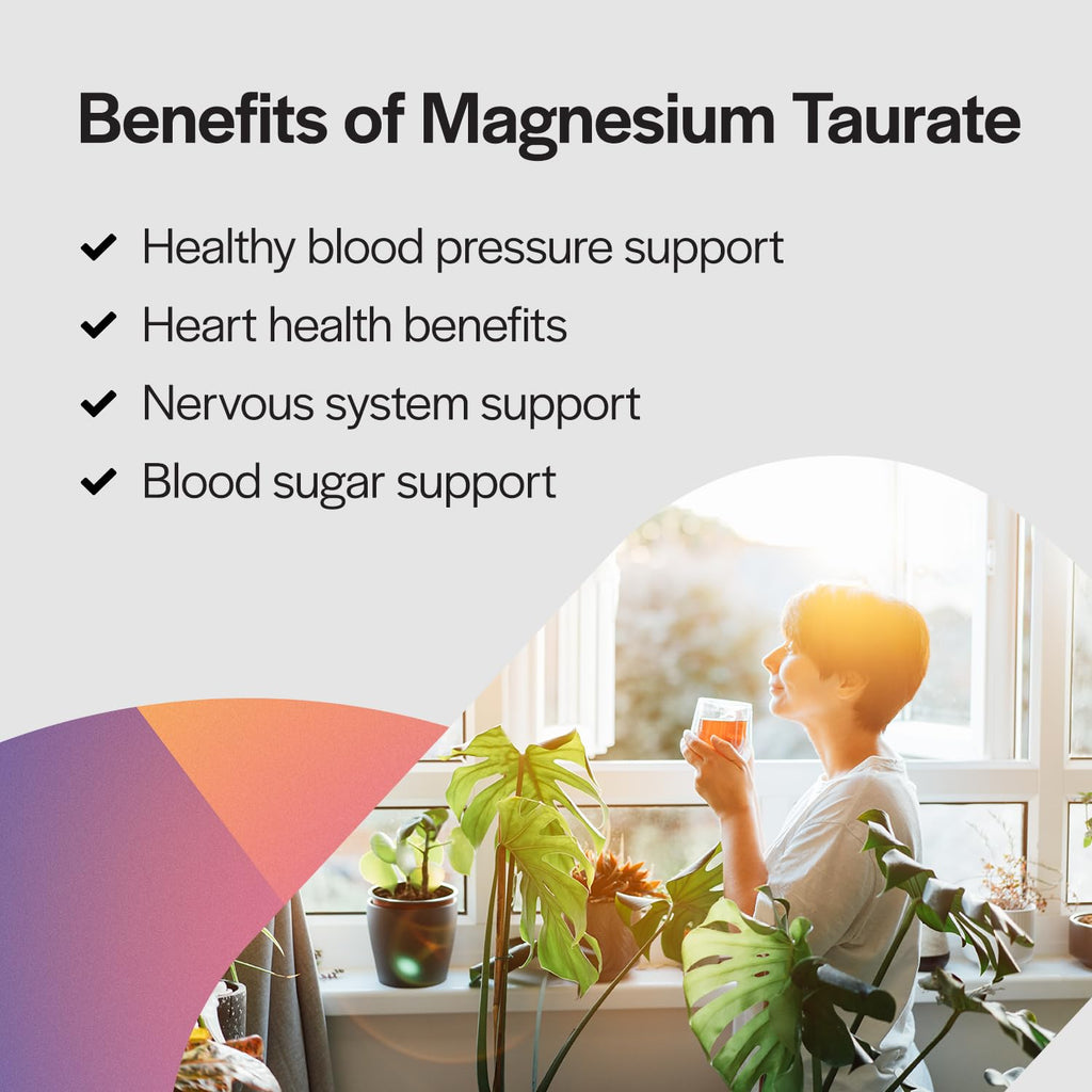 120 tablets of magnesium taurate