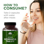 120 tablets of Moringa for convenience