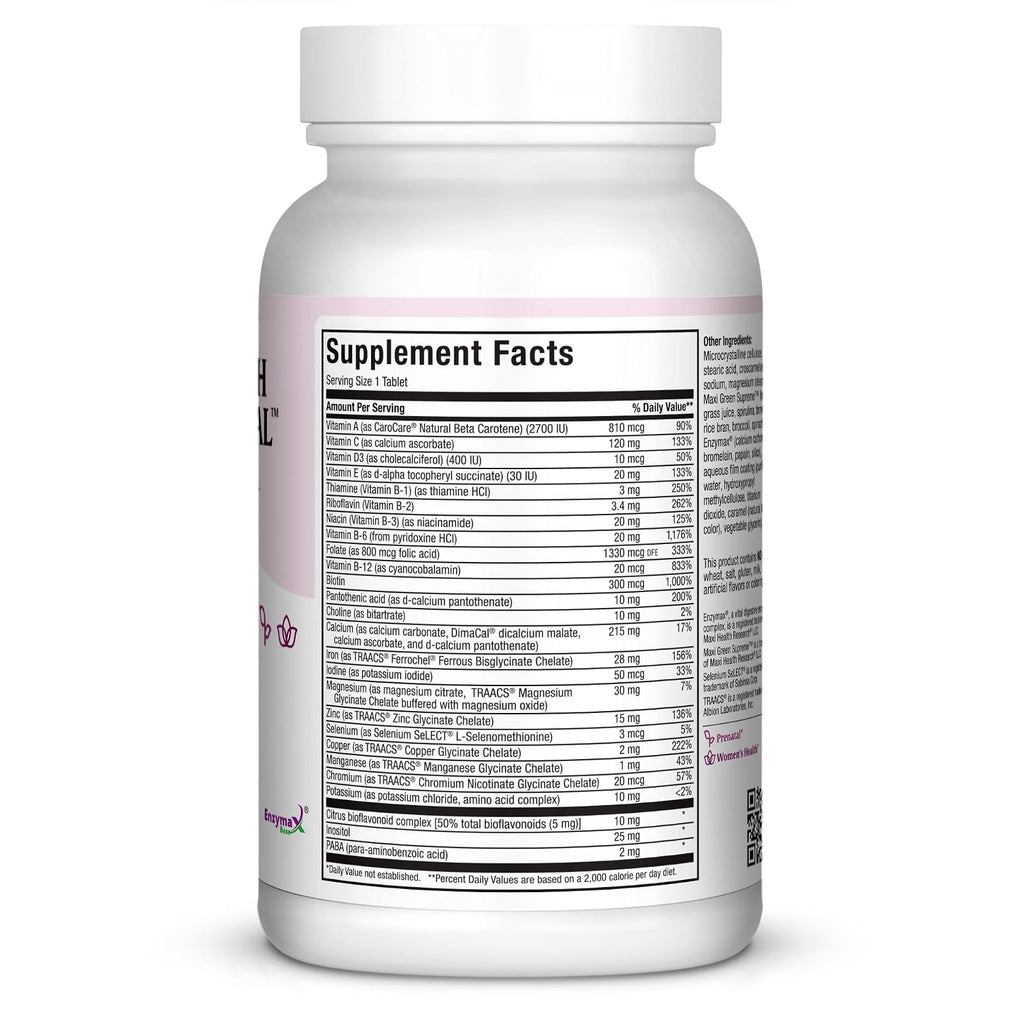120 tablets of prenatal vitamins
