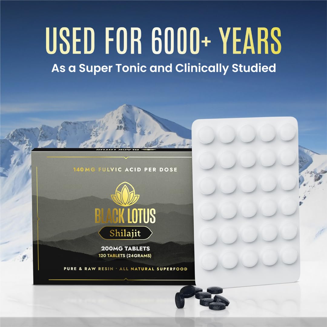 120 tablets of pure shilajit