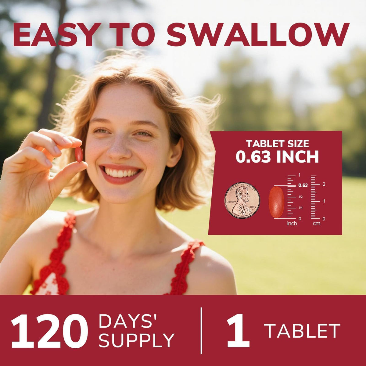 120 tablets of Vitalibre iron