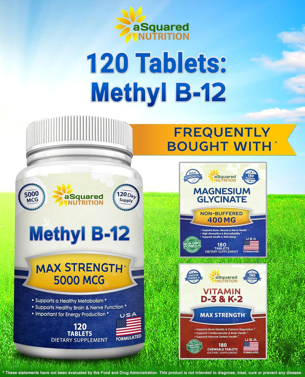 120 tablets of vitamin b12